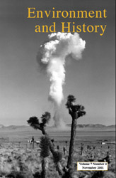 "The Conservation Society: Harbinger of the 1970s Environment Movement ...